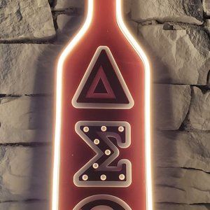 D9 Greeks | Other | Delta Sigma Theta Led Wooden Paddle Red | Poshmark